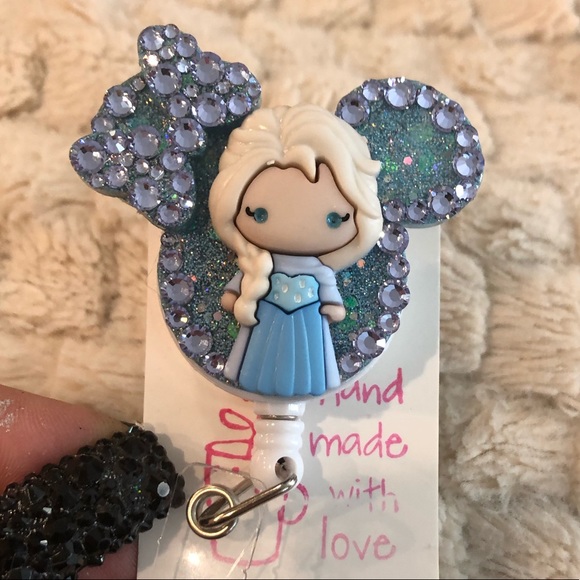 unbranded | Accessories | Frozen Elsa Inspired Nurse Badge Holder Reel ...